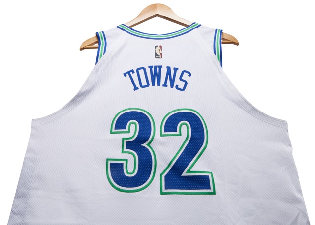 Karl-Anthony Towns Minnesota Timberwolves 2023-2024 Game Worn Classic Edition Jersey Matched to ...